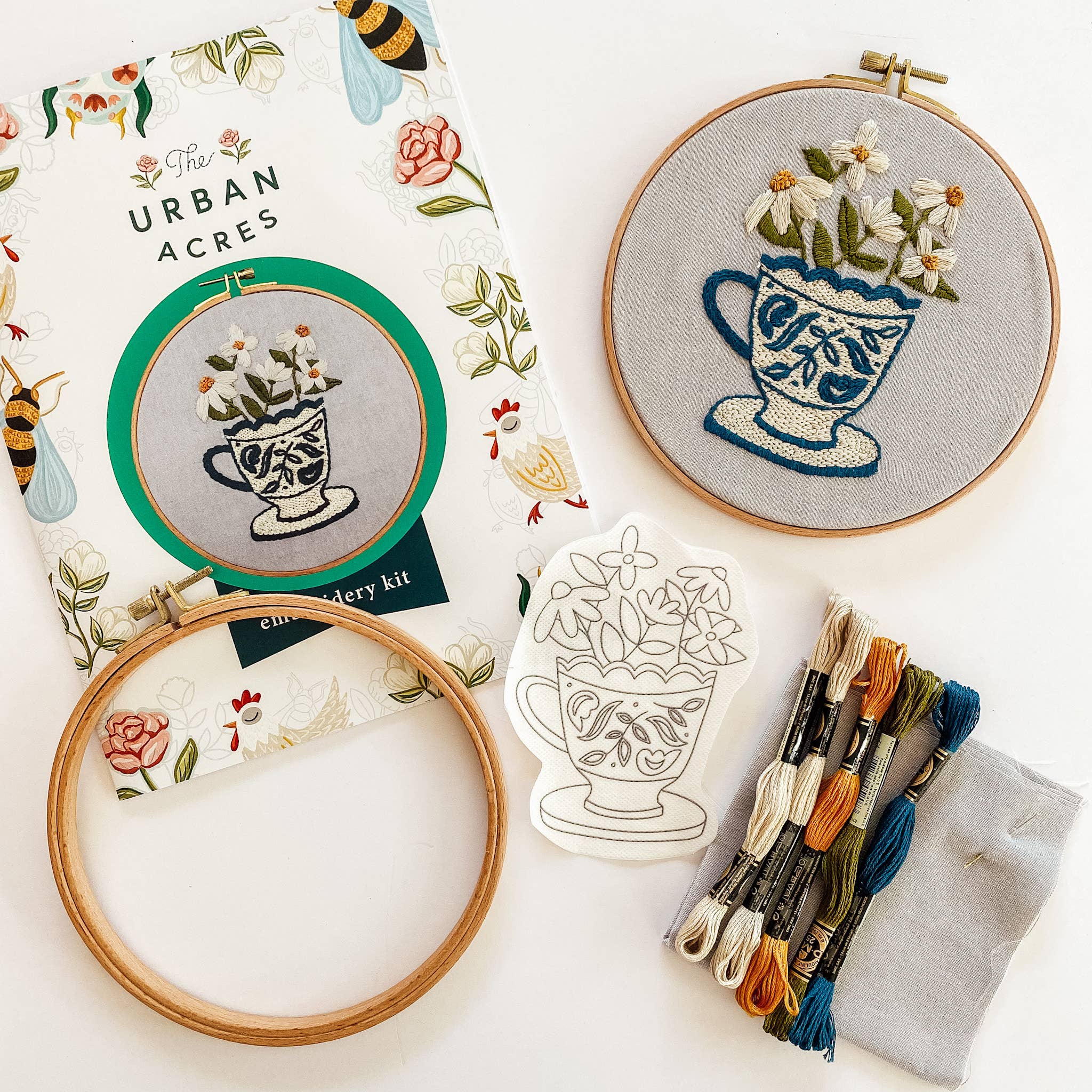 The Urban Acres-Embroidery Kits – ōSHen Knits
